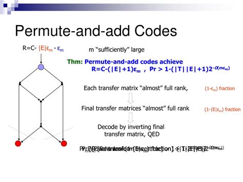 Ppt Low Complexity Encoding For Network Codes Powerpoint Presentation