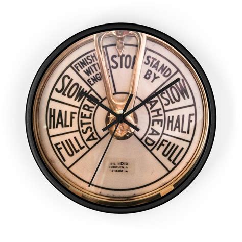 Ships Engine Order Telegraph Wall Clock For Boat And Maritime