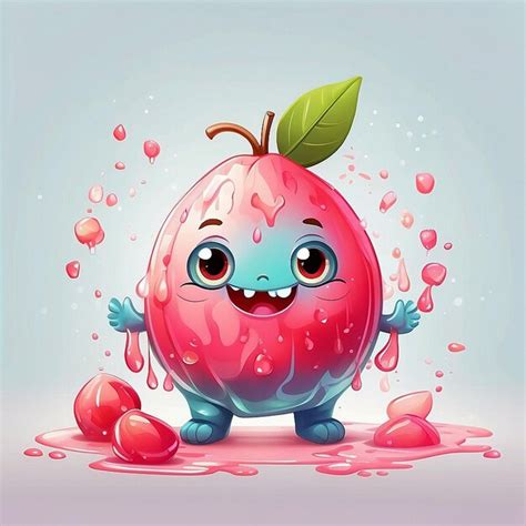 Premium Photo 3d Cute Guava Character