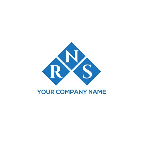 RNS Letter Logo Design On WHITE Background RNS Creative Initials