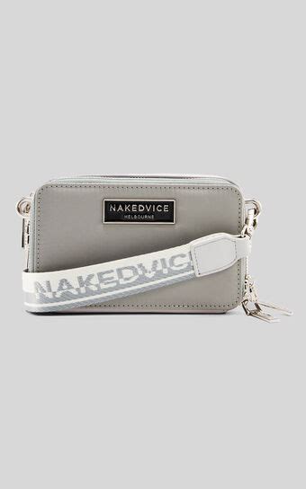 Nakedvice The Lexie Kia Bag In Steel Showpo