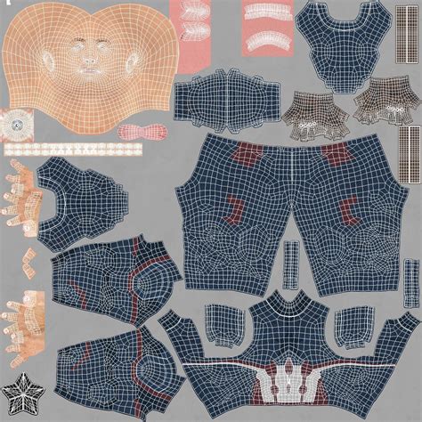 낡은 양복을 입은 캡틴 아메리카 캐릭터 3d 모델 149 3ds Blend C4d Fbx Max Ma Lxo Obj Free3d