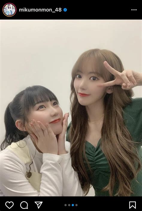 画像・写真 Hkt48田中美久＆矢吹奈子、“なこみく”ツーショットにファン歓喜「なこみくが最強」「復活おめでとう」45 Webザテレビジョン