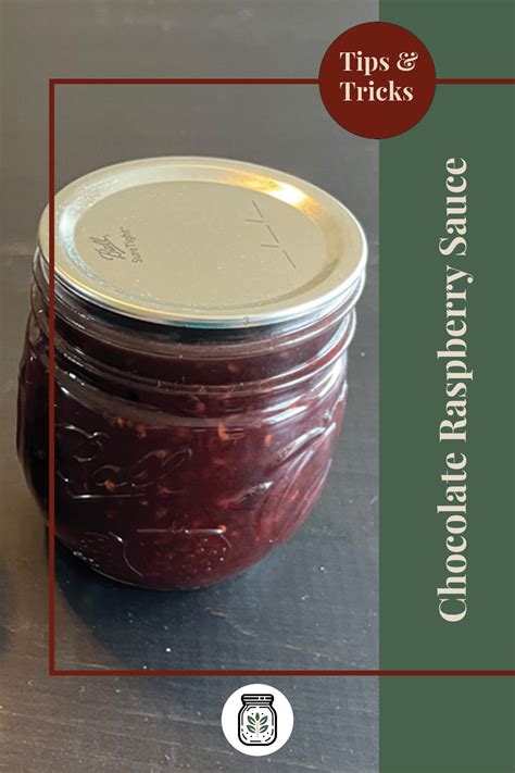 Easy Chocolate Raspberry Sauce Recipe