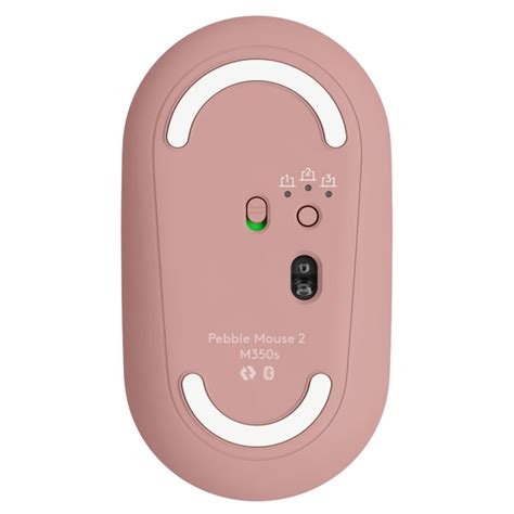 Logitech M S Pebble Wireless Mouse Tonal Rose Mwave