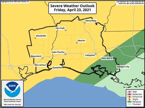 Nws Lake Charles Weather Update 42121 Orange Leader Orange Leader