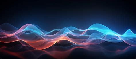 Abstract Digital Background With Cybernetic Particles Particles Form Line And Abstract Surface