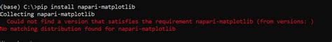 Can Not Install Matplotlib Napari Plugin Issue 54 Matplotlib