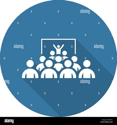Training Icon Flat Design Stock Vector Image Art Alamy