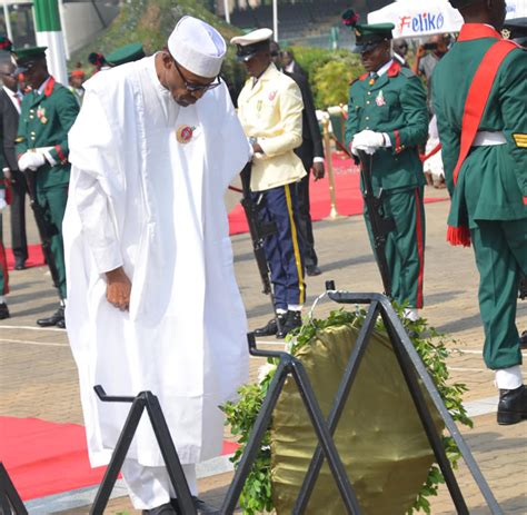 Armed Forces Remembrance Day Thank You Weldone Buhari Tells Troops