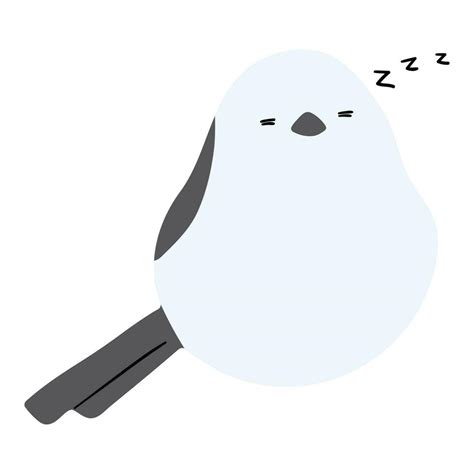 Long Tailed Tit Single On A White Backgroung 26178952 Vector Art At