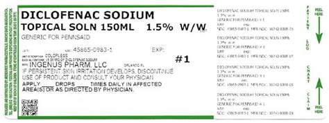 Diclofenac Sodium Topical Solution Medsource Pharmaceuticals Fda