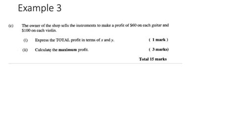 Linear Programming Based On Cxc Curriculum Pptx