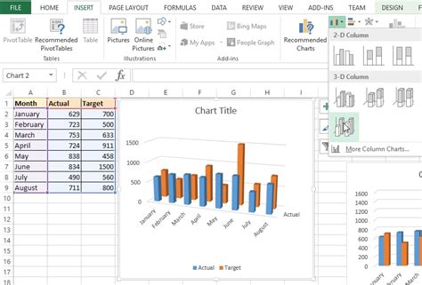 Column Chart In Excel Tech Funda