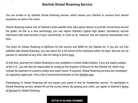 Starlink Is Testing New 200month Global Roaming Service News