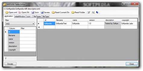 Antlog Table Editor Download Free Windows 11 Softpedia