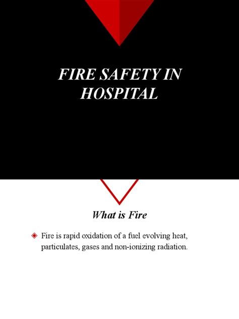 Fire Safety In Hospital Pdf