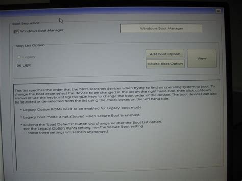 ‎deleted Uefi Boot Option In Bios Dell Technologies