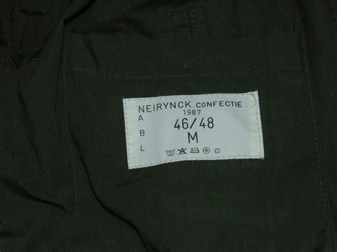 VINTAGE 1987 BELGIUM ARMY FIELD JACKET W HOOD EUC Gem