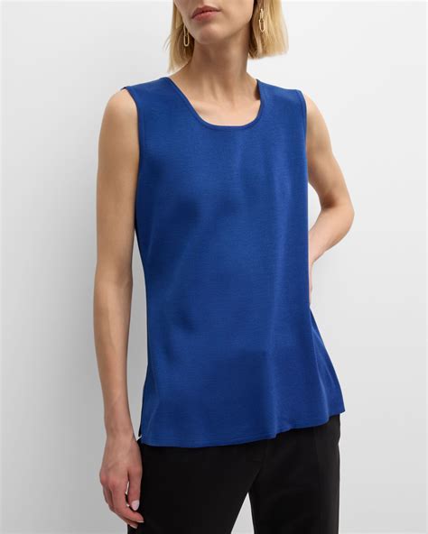 Misook Classic Knit Tank Top Neiman Marcus