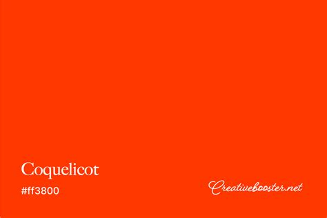 Red Orange Color