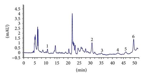 Typical Hplc Chromatograms Of The Analytes In Rats Plasma A