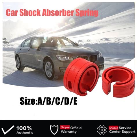 1 pair car auto a b c d e f type shock absorber spring bumper power cushion buffer red shopee