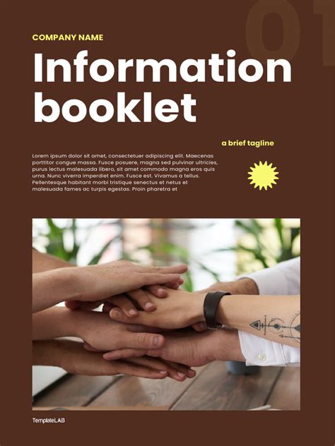 Information Booklet Template Pdf
