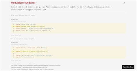 Frontend Twitter Codesandbox