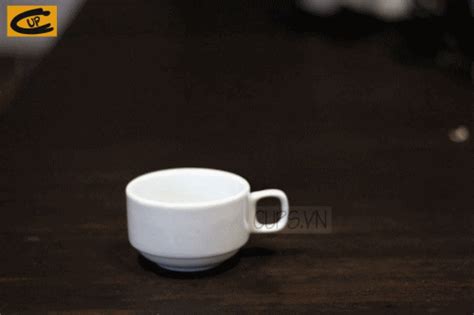Ly Sứ Cà Phê Nóng Quai Vuông The Best Cups Supplier Hcmc