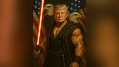 White House Celebrates ‘star Wars Day With Ai Image Of Muscular Trump