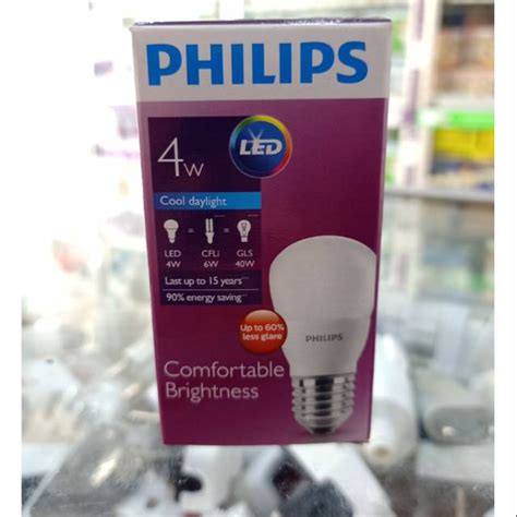 Jual Lampu Philips LED 4 Watt Cahaya Kuning Putih Shopee Indonesia