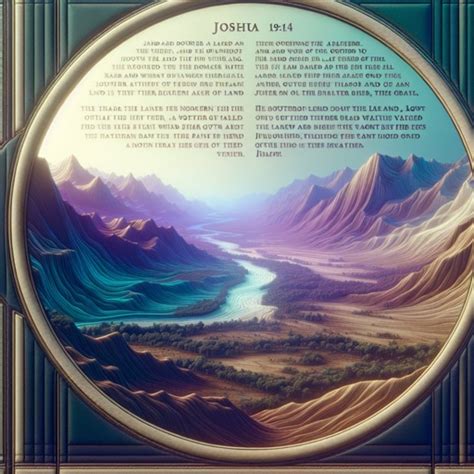 What Does Joshua 14 6 Mean Bible Art