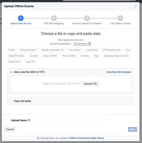 Offline Conversions Api Available Via Facebook Business Manager Facebook Business Facebook