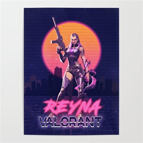Reyna Valorant Poster By Smfikri Society6