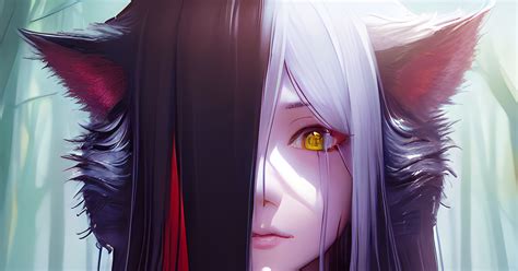 女の子 白黒の獣耳 美の研究所のイラスト Pixiv
