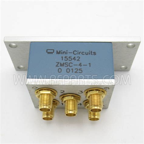 Zmsc 4 1 Mini Circuits Sma Power Splitter Combiner Used