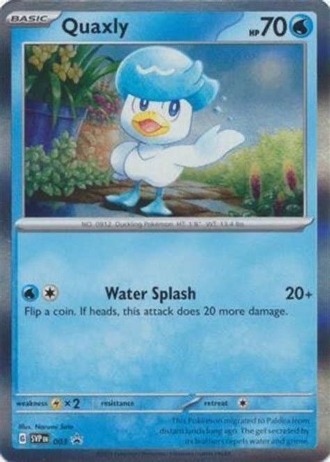 Quaxly Pokemon Cards Price Guide Sports Card Investor