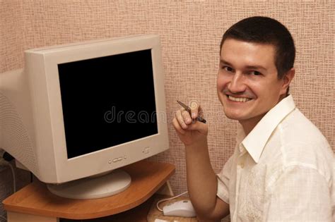 Man And Graph Stock Image Image Of Person Expression 11649155