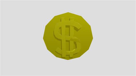 Coin Obj 3d Model By Jabirk [552c9ba] Sketchfab