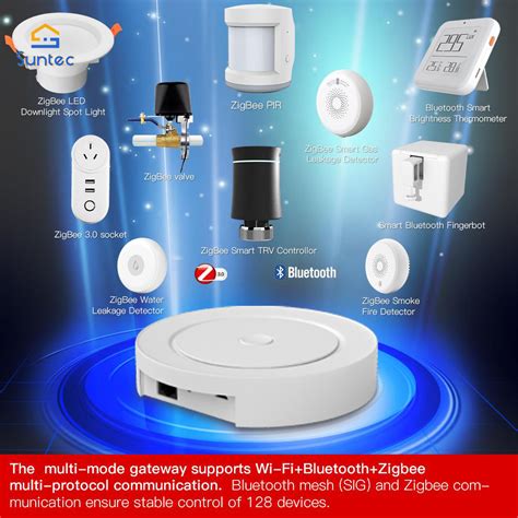 Zigbee Wired Smart Gateway Hub WiFi Bluetooth Mesh Hub China Gateway And Smart Gateway