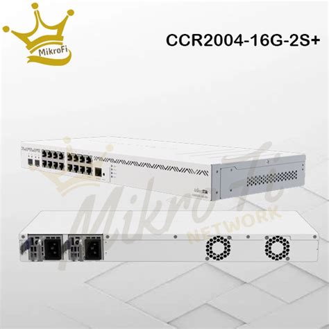 Jual Mikrotik Ccr2004 16g 2s Cloud Core Router Ccr 2004 16g 2s Shopee Indonesia