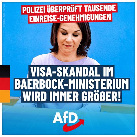 Polizei prüft Tausende Einreise Genehmigungen Visa Skandal im Baerbock