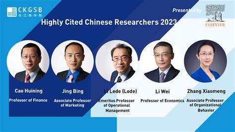 highly cited chinese researchers elsevier 2024 cordey deeanne