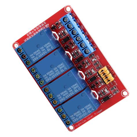 Channel Relay Module Channel Relay Board V Relay Module With Optocoupler High Low