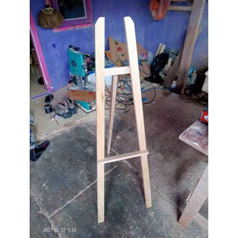 Jual Tripod Papan Tulisstanding Tripod Kayu Jati Belanda Shopee