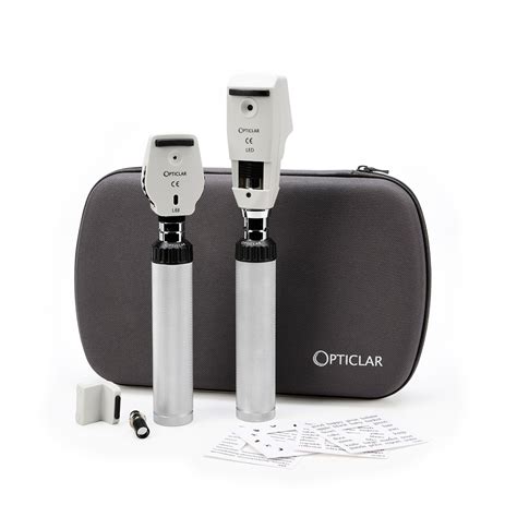 Al68 Led Ophthalmoscope And Retinoscope Set Battery Handle