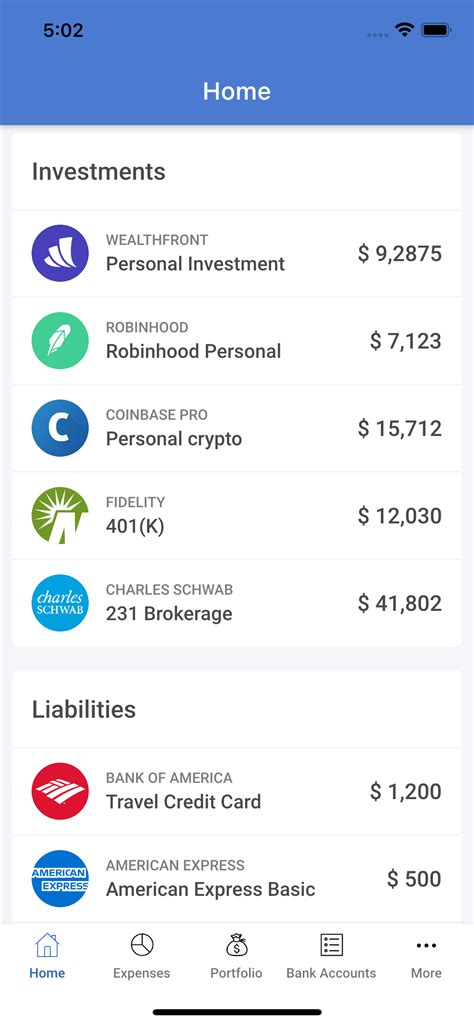 Flutter Finance App Template Instaflutter