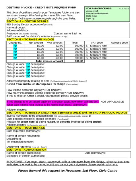 DEBTORS CHARGE REQUEST Doc Template PdfFiller