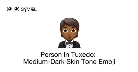 🤵🏾 Person In Tuxedo Medium Dark Skin Tone Person In Tuxedo Medium